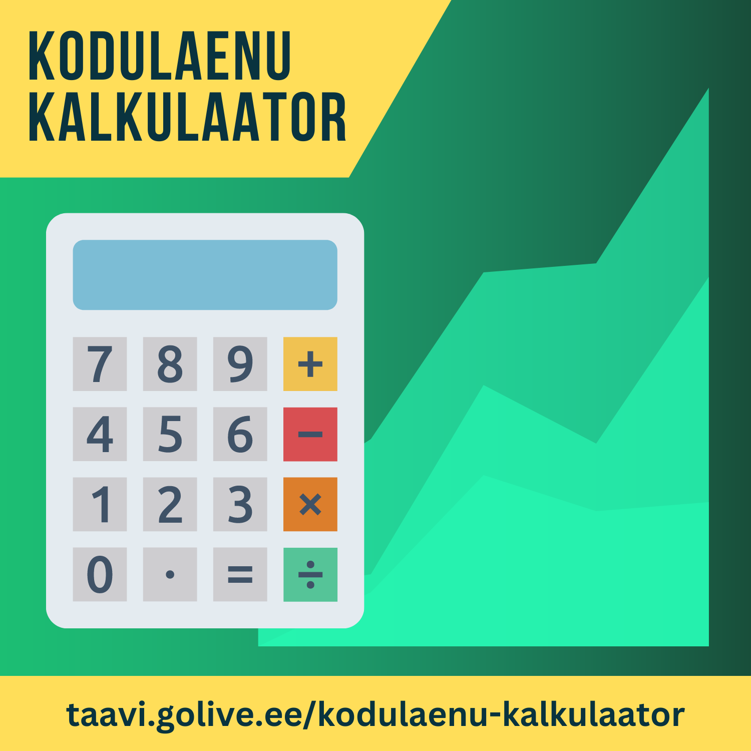 Kodulaenu kalkulaator - Investor Taavi